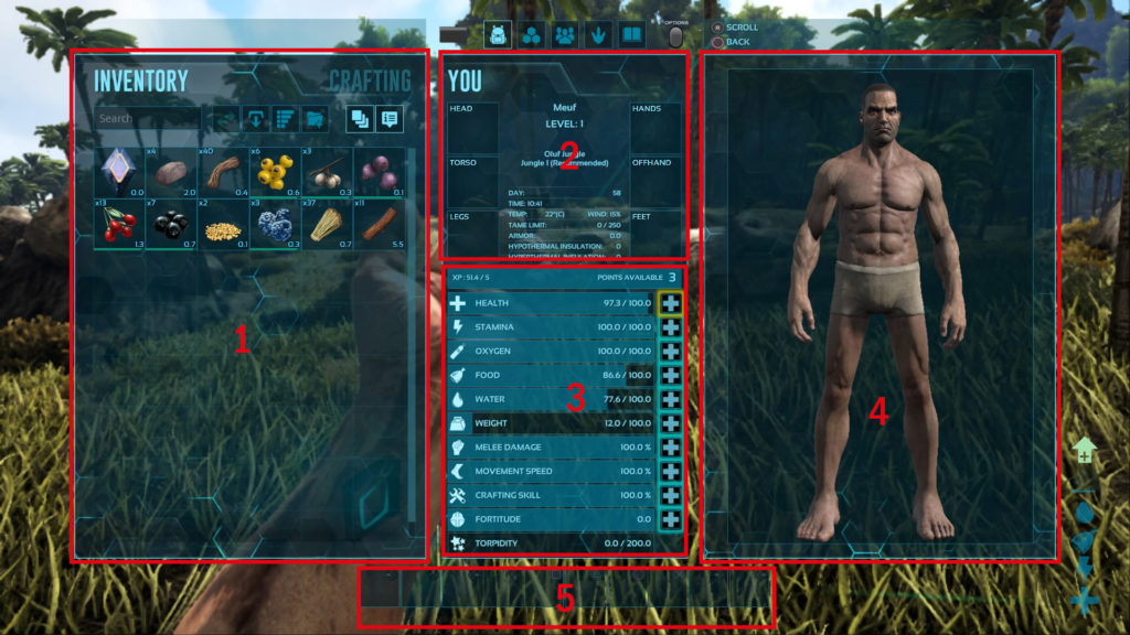 Ark Survival Evolved Guia para Iniciantes, significado dos Estados ...